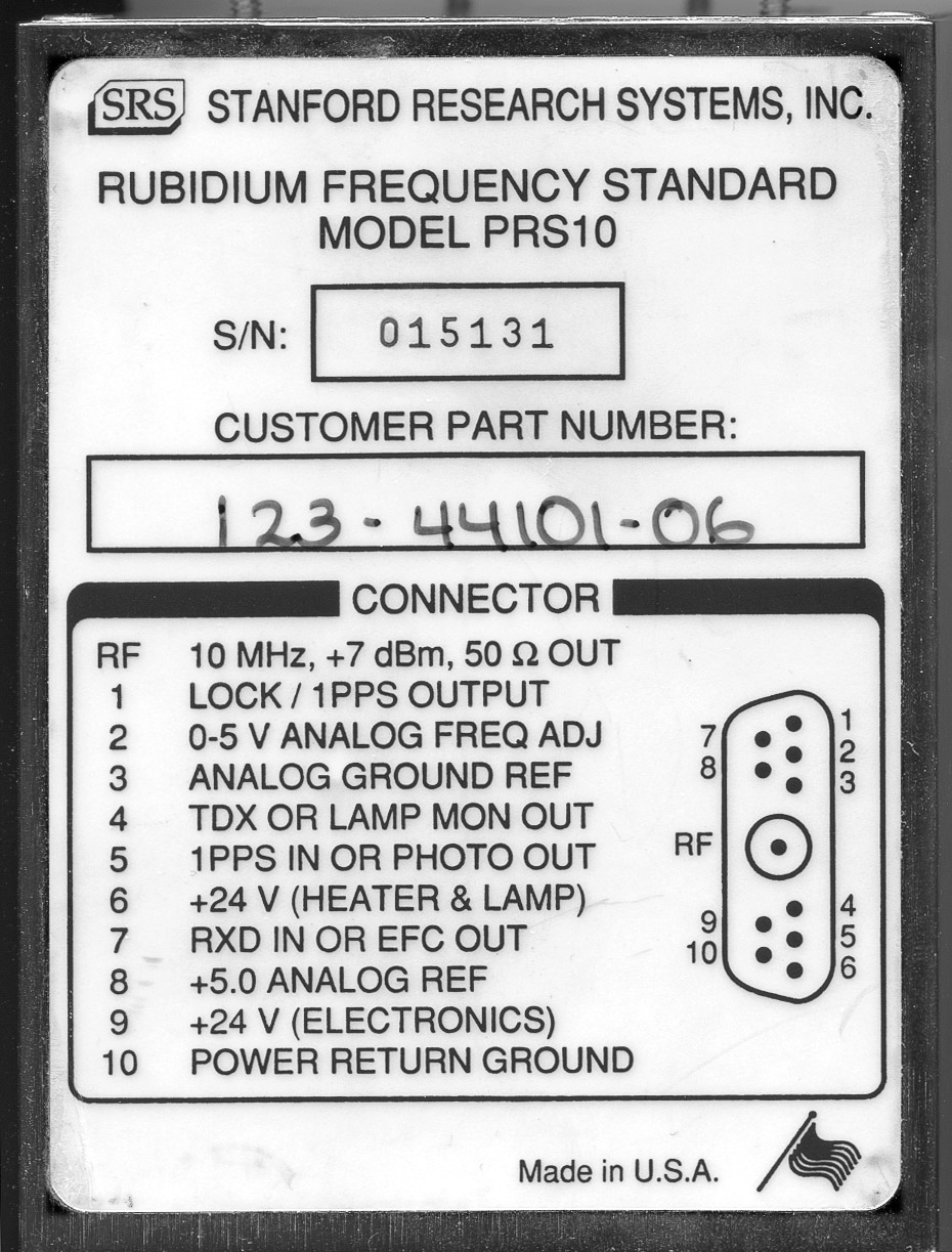 10MHz Rubidium clock ervaringen - Forum - Circuits Online
