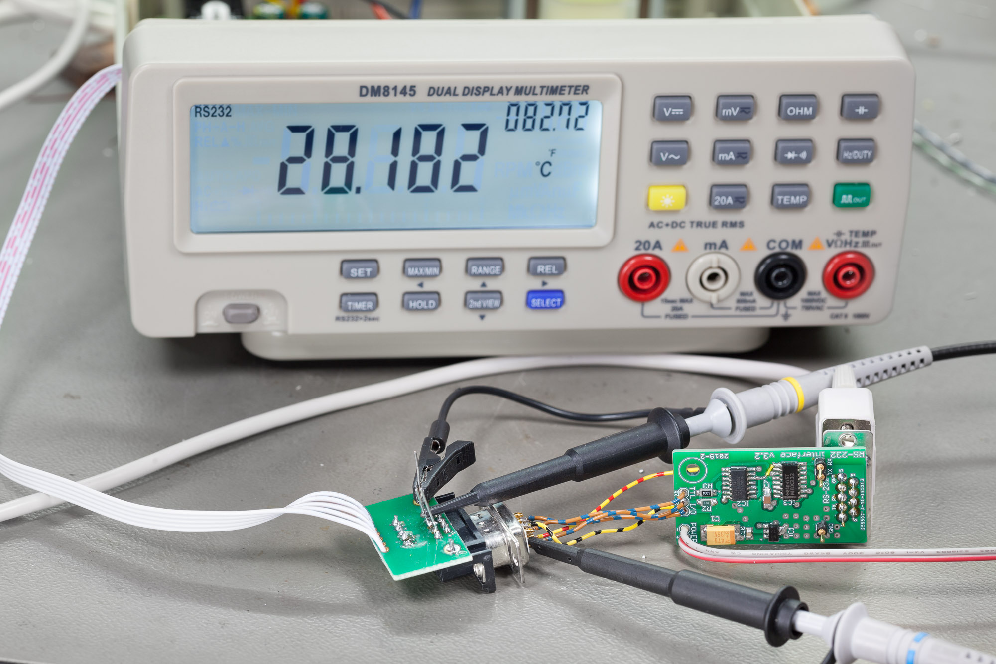 Vici VC8145 meter, RS-232 en loggen - Forum - Circuits Online